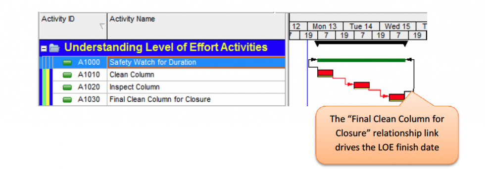 Understanding How to Use level of Effort Activities | TEPCO Solutions
